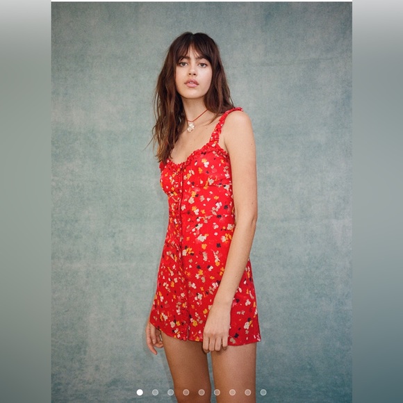 Realisation Par | Dresses | Realisation Par Julia Dress In Rouge Fleur ...